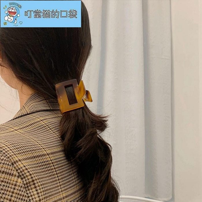 大冬至 韓國博主同款素色花色醋酸髮夾 復古鯊魚夾抓夾後腦簡約抓滿299發貨唷~ | Yahoo拍賣