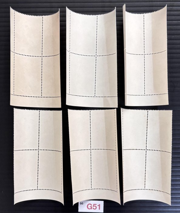 【週ㄧ21:00】66~G51~57年故宮古物4方連1組，如圖 | Yahoo拍賣