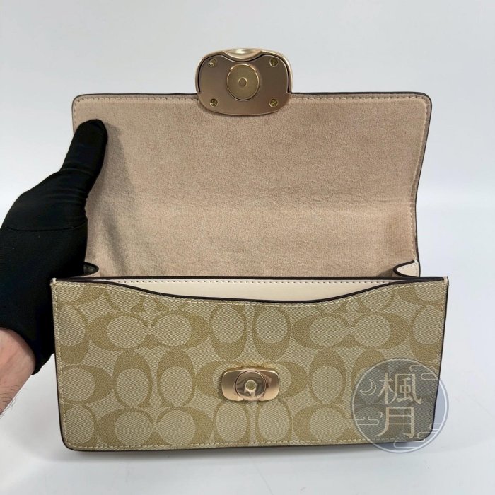 【一元起標 07/25】COACH F2379 白拼 原花 肩背包 | Yahoo拍賣