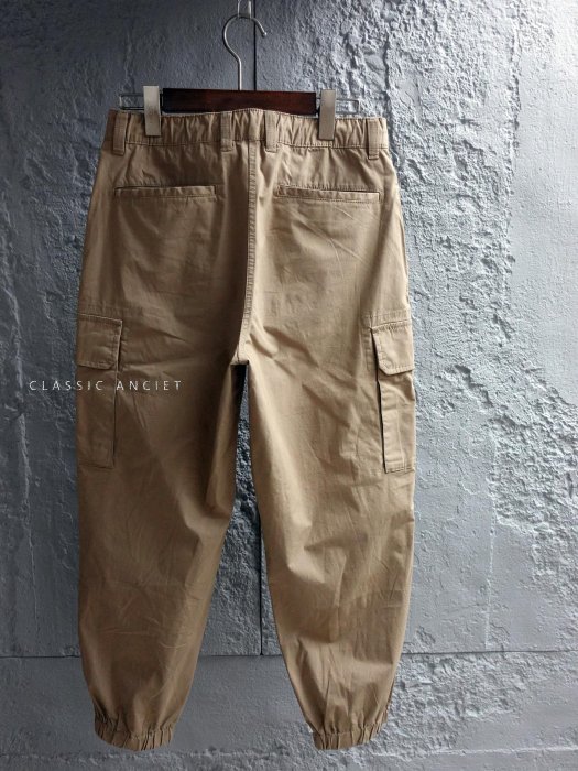 CA 日本品牌 UNIQLO 駝色 縮口 合身版 彈性工作九分褲 S號 一元起標無底價E264 | Yahoo拍賣