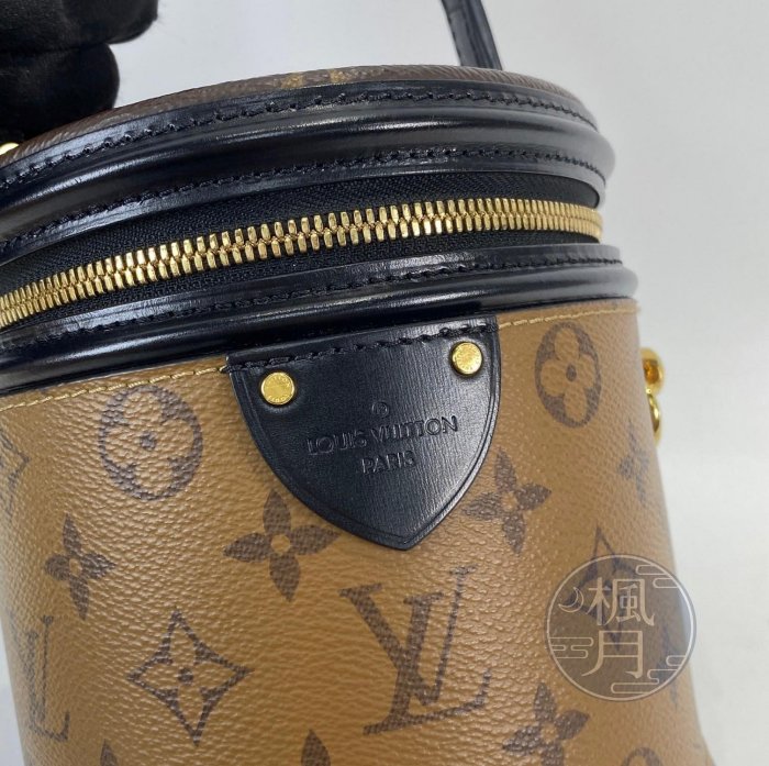 LOUIS VUITTON M43986 晶片款 原花 雙色 CANNES 圓筒包 LV | Yahoo拍賣
