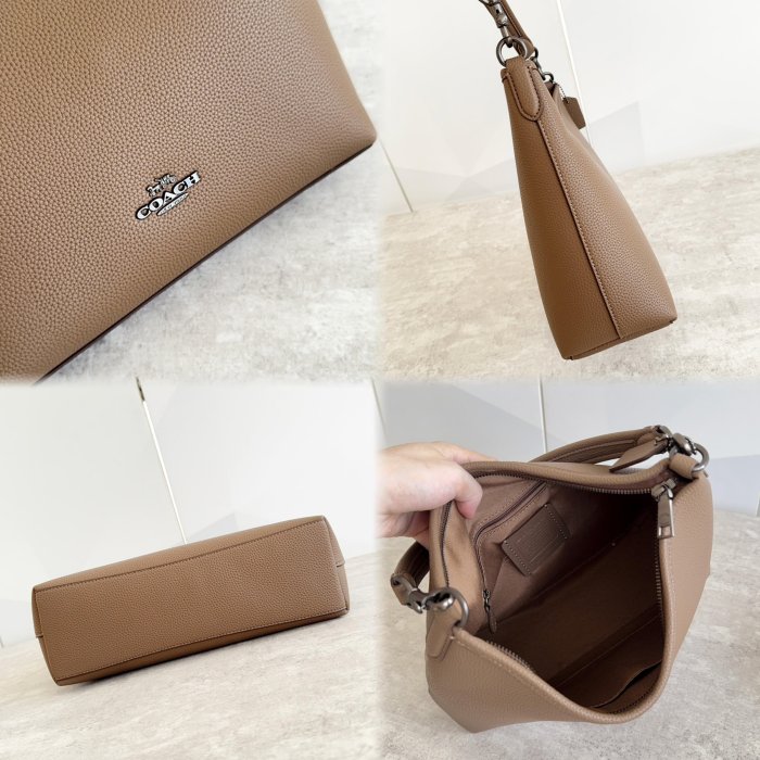 NaNa代購 Coach CR148 CR149 CR150 新款Laurel素面牛皮女士手袋 托特包 流浪包 斜背包 手提包 腋下手提包 附 ...