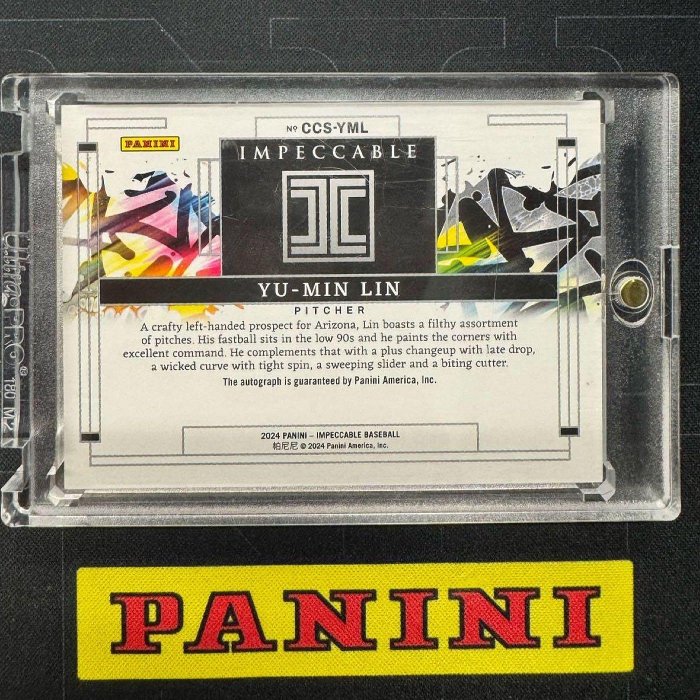 2023 Panini Immaculate Collection - Canvas Creations Yu-Min Lin Auto ...