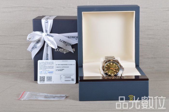 【品光數位】Longines 浪琴 HydroConquest GMT 深海征服者 L37904066 機械錶 錶徑41mm 綠 ...