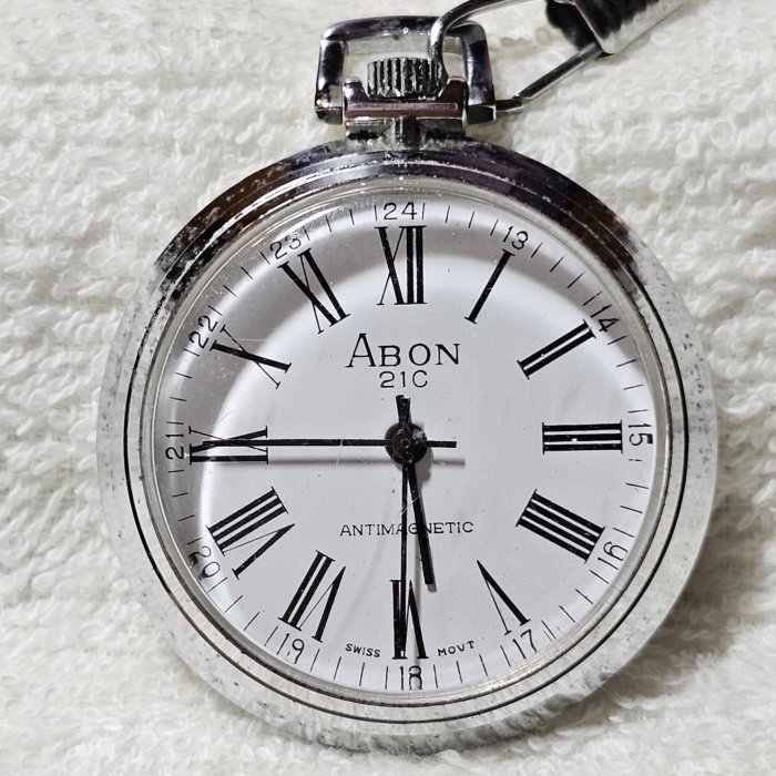 【一元起標】【精品廉售/懷錶】古董珍款 瑞士名錶Abon 21寶石 手動上鍊機械懷錶/值得懷念好物*高價好錶*佳品 | Yahoo拍賣