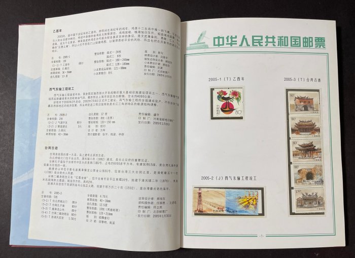 【週日21:00】57~P13~2005年大陸雞年年冊 內含郵票小全張 全 | Yahoo拍賣