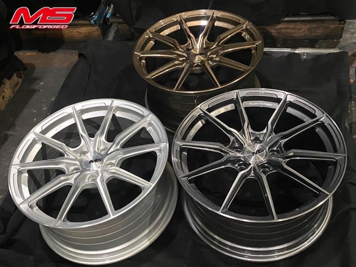 【超鑫國際】 MS MS31 18吋旋壓鋁圈 5孔114.3 5孔100 5孔108 5孔112 鈦色 | Yahoo拍賣