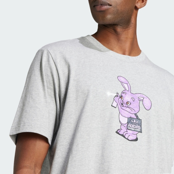 ADIDAS 短T TS FASHION BUNN 灰色 兔寶寶 休閒 短袖 男 IZ2587 | adidas | Yahoo購物中心