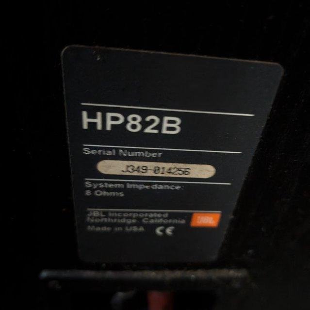 [音響屋] 美國JBL hp-82b兩音路低音8吋監聽喇叭 | Yahoo拍賣