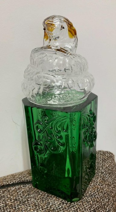 【週日21:00】59~EM2~琉園（Tittot）限量「花開富貴」綠琉璃書筒，贈一2025「蛇麼都順利」錢母小撲滿 | Yahoo拍賣