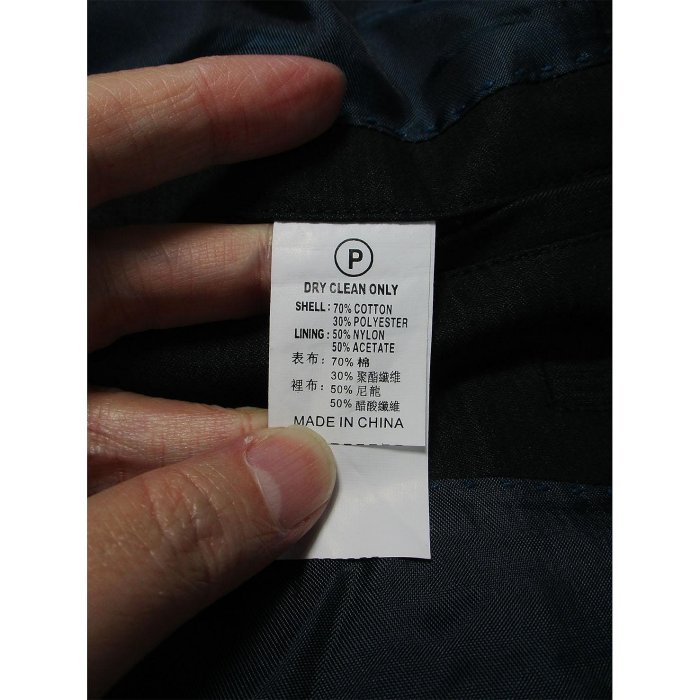 男 ~【G2000】鐵灰黑西裝外套 52R號(4B60)~99元起標~ | Yahoo拍賣