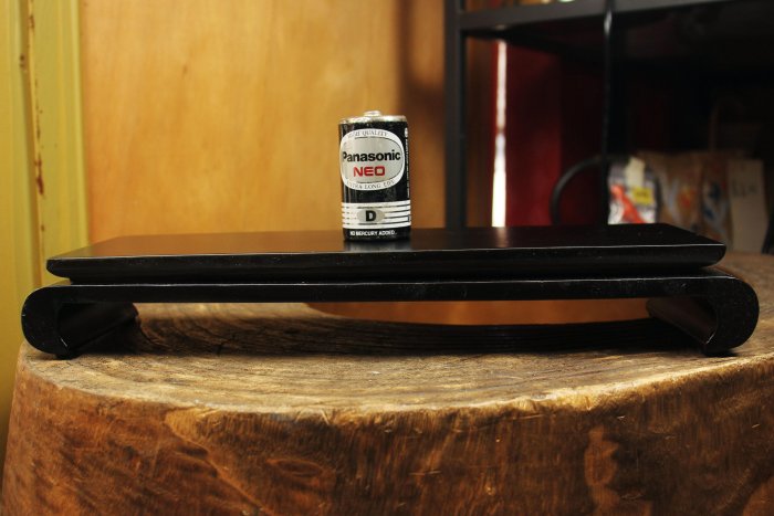 【桑園の】庫存美品~實木 深色 長方形 30公分 茶盤 茶台 花台 展示台 P 5121 | Yahoo拍賣