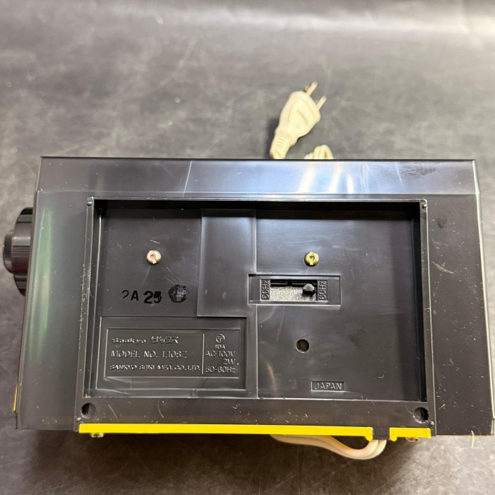 【藏舊尋寶屋】老日本 Sankyo ザックス LT-108 橙黃色 翻頁式電子鬧鐘 附原盒、說明書 乾淨未使用 ※0124305-30N※ | Yahoo拍賣