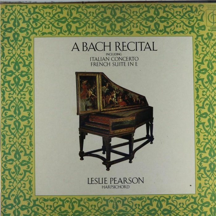 【張大韜黑膠】英版古典-EMI/CFP 40049/巴哈:F大調義大利協奏曲;第6號法國組曲,等/皮爾森,大鍵琴 | Yahoo拍賣