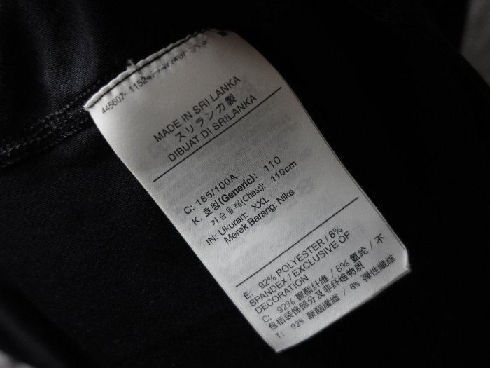 CA 美國運動品牌 NIKE PRO 黑色 休閒運動背心 XXL號 一元起標無底價C994 | Yahoo拍賣