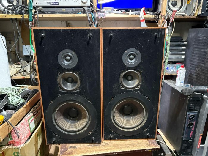 低價起標！零件機... 需自取 Dahlquist m907 3音路大書架一對.340 | Yahoo拍賣