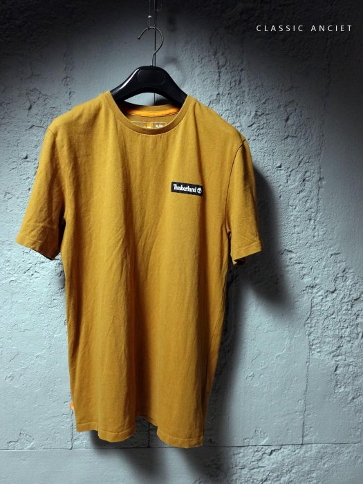 CA 美國戶外品牌 Timberland 土黃 純棉 休閒短t M號一元起標無底價D727 | Yahoo拍賣
