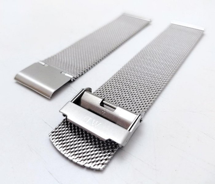 【timekeeper】 全新20mm不鏽鋼錶帶/米蘭帶+拆錶帶工具+錶耳針(銀色) | Yahoo拍賣