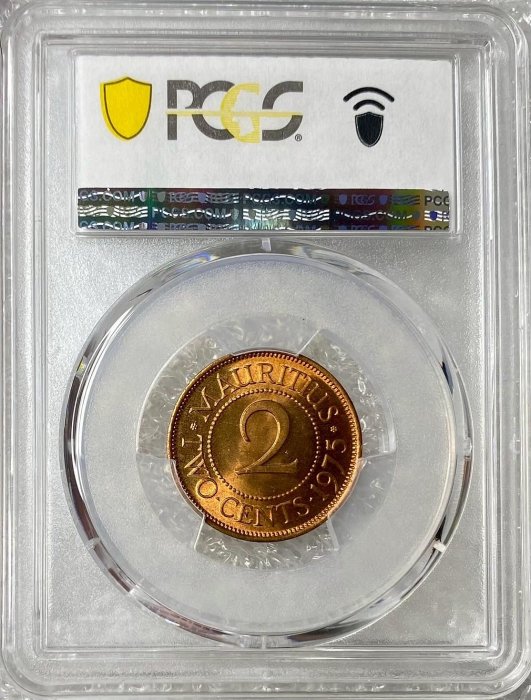 週日20:00【250608-T73】鑑定幣=1盒=PCGS MS65RD=1978年毛里求斯2仙銅幣 | Yahoo拍賣