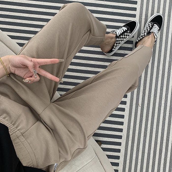 Cheri 韓國款 好穿舒適感彈力鬆緊腰休閒褲*卡其米白黑*【W0325-63】 | Yahoo拍賣