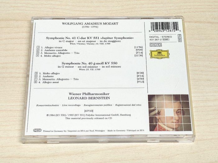【駱克二手古典CD】MOZART 3D COLLECTION 25CD 德銀圈版 CD3&5&7&16&19為PDO 專輯頁黃斑&壓痕 紙盒內裡黃斑 無IFPI | Yahoo拍賣