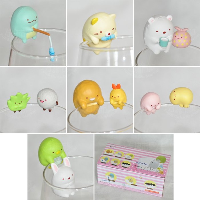 現貨 角落生物北極熊企鵝蜥蜴貓咪包袱巾炸豬排炸蝦尾巴雜草灰塵粉圓杯緣杯友公仔 FunQuick | Yahoo拍賣