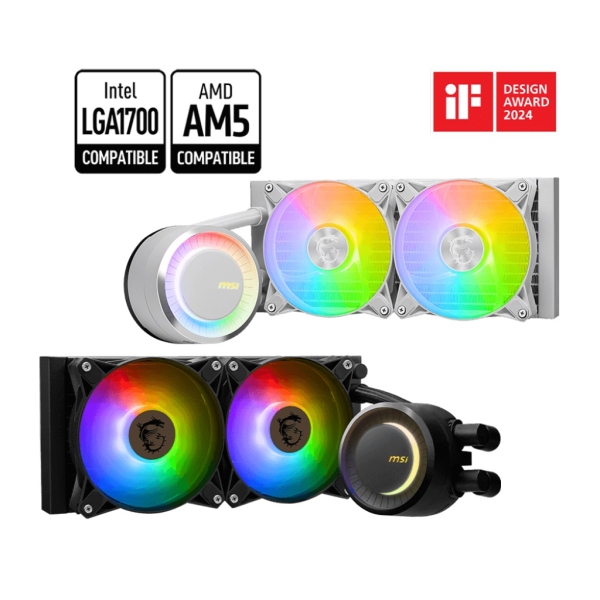 微星 MSI MAG CORELIQUID E240 WHITE 水冷散熱器(白色) | 水冷散熱系統 | Yahoo購物中心