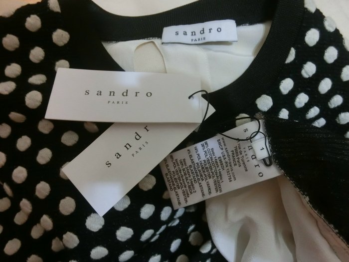 全新Sandro圓點上衣：a728 | Yahoo拍賣