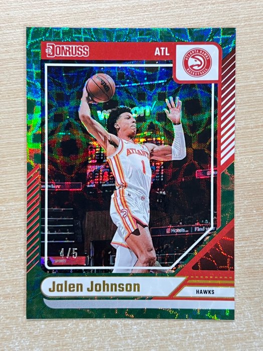 限量/5 Jalen Johnson DONRUSS 2024-25 615 | Yahoo拍賣