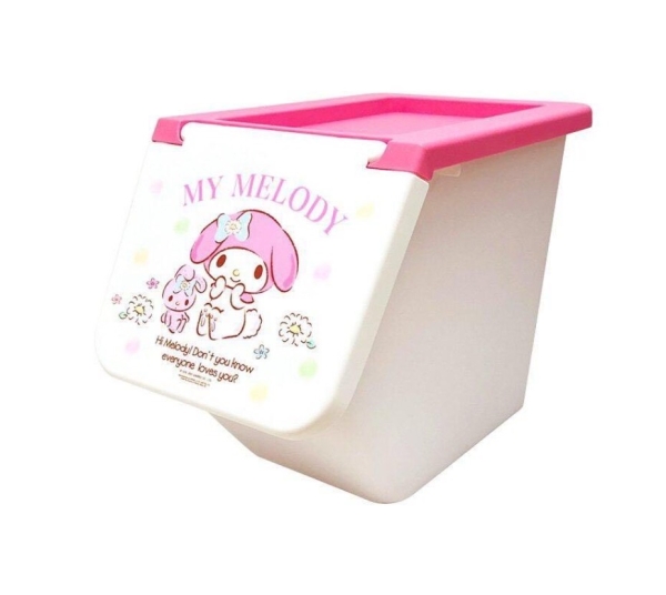 【震撼精品百貨】My Melody 美樂蒂~日本三麗鷗SANRIO 美樂蒂掀開式儲物箱-花朵*22165 | 其他紙製品 | Yahoo購物中心