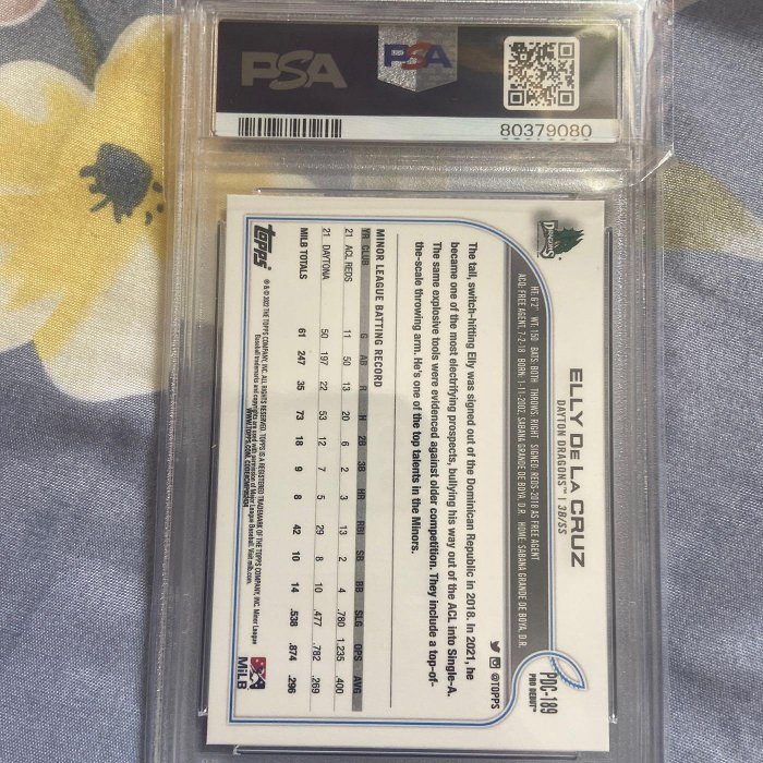 Elly De La Cruz 2022 Topps Pro Debut #PD189 RC PSA10級分 | Yahoo拍賣
