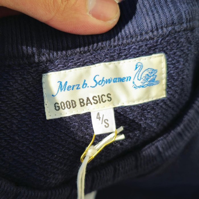 生來狂野一元起標全新德國小天鵝葡萄牙製 MBS Merz b. Schwanen RFC01 重磅19oz純棉運動休閒衛衣深藍色M號 Made Portugal | Yahoo拍賣