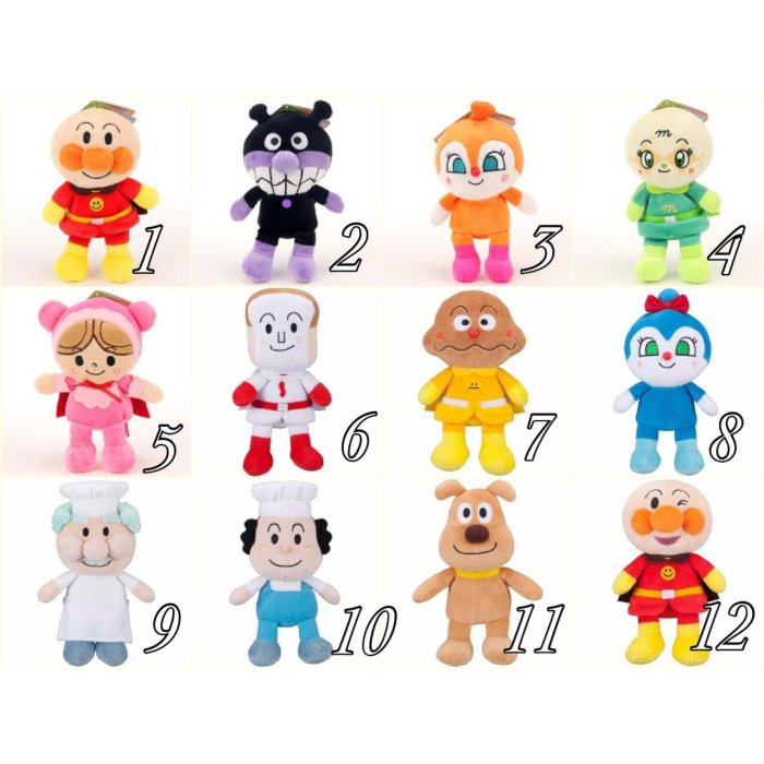 奇花園日本麵包超人 anpanman果醬爺爺娃娃 可愛玩偶 小型 splus號寶寶 小孩 兒童 生日禮物 現貨 | Yahoo拍賣