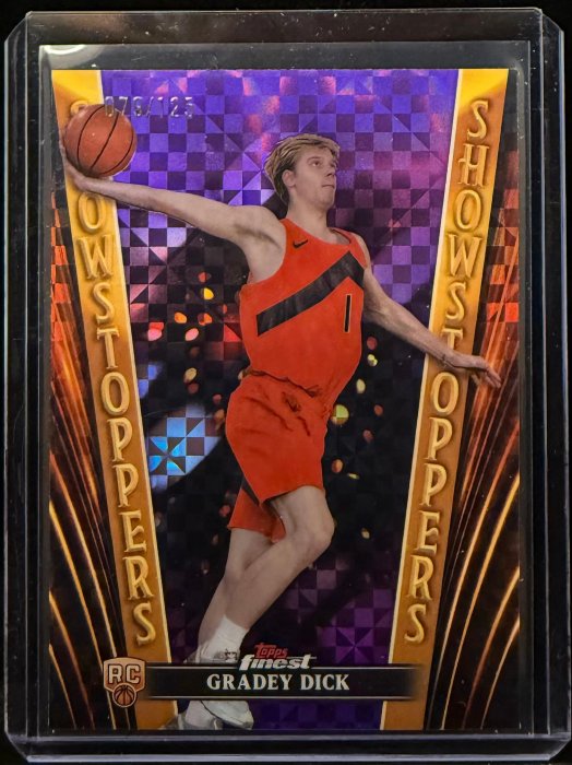2024 TOPPS FINEST #SS-27 GRADEY DICK RC PURPLE /125 | Yahoo拍賣