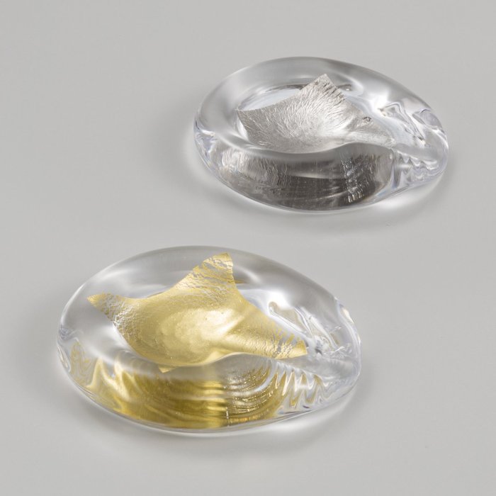 日本 箔一/HAKUICHI 箸置き ガラス丸(金/プラチナ) 筷子架玻璃圈【Mr.QQ】 | Yahoo拍賣