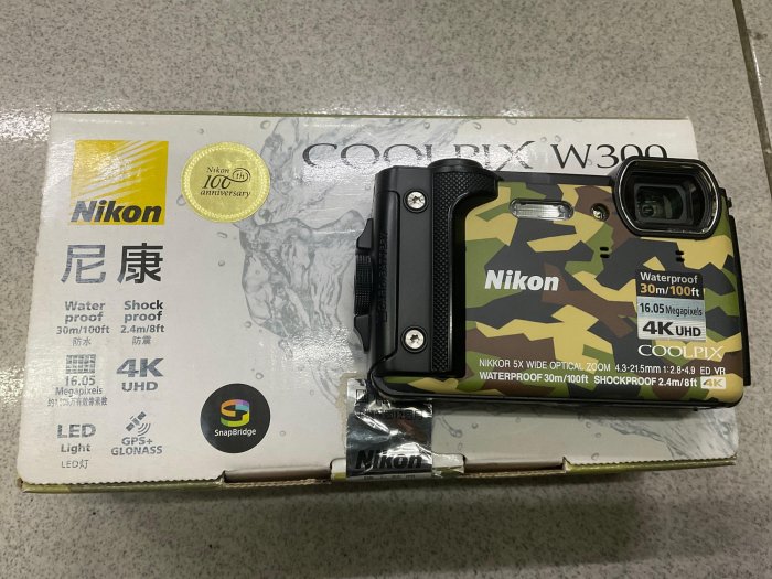 公司貨 Nikon COOLPIX W300 少用出售 功能都正常 有保固一年 [U45] | Yahoo拍賣