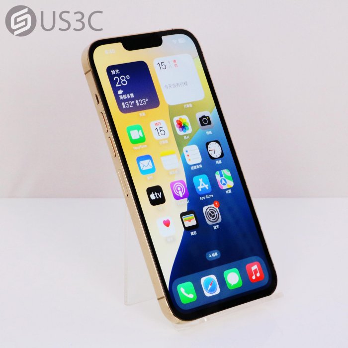 【US3C-高雄店】【一元起標】台灣公司貨 Apple iPhone 13 Pro Max 256GB 金色 6.7吋 Face ID 不鏽鋼邊框 | Yahoo拍賣