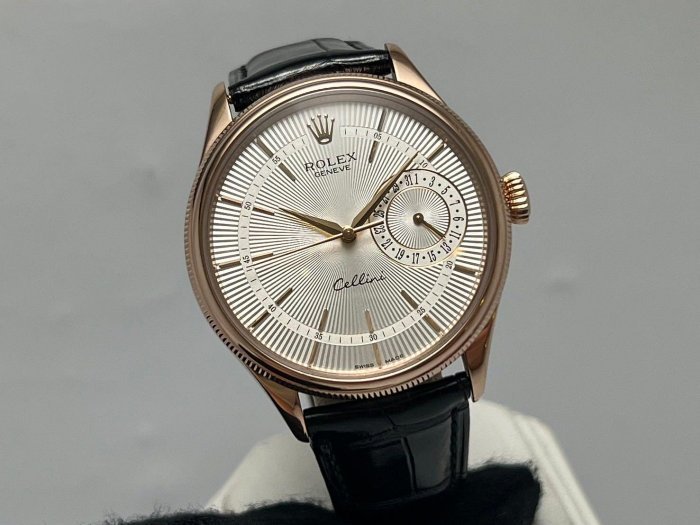 【黃忠政名錶】勞力士 Rolex 玫瑰金 50515 徹里尼 Cellini date 39mm 亂碼序號 cal3165 已整理如新 訂價 ...