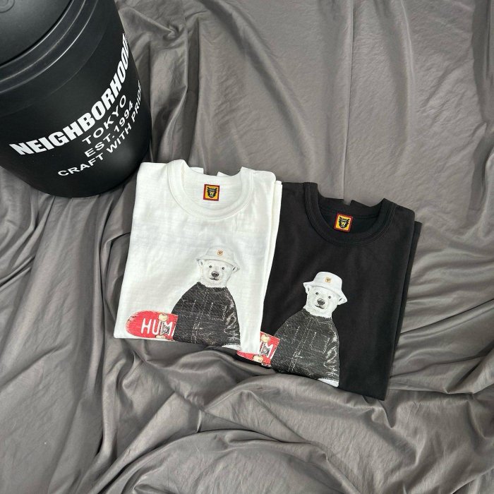 SaNDoN x『隨時斷貨』真的數量很少 數碼印花設計竹節棉涼爽復古北極熊可愛愛心tee 250411 | Yahoo拍賣