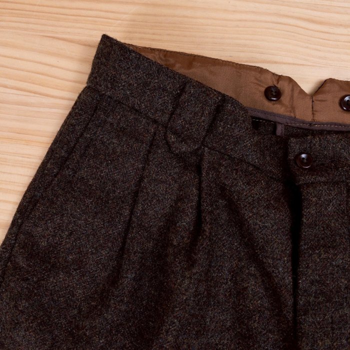 4/21(一)結標【FLEUR DE BAGNE 花囚犯】二手美品《W30》 法國精製 "LE MILORD" 羊毛呢復古紳裝長褲 一元起標 | Yahoo拍賣