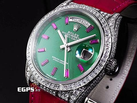 2023年 ROLEX 勞力士 Oyster Perpetual Day-Date 36 DD36 128459TBR 隱藏目錄款 ...