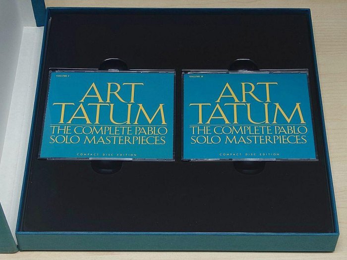 【駱克二手爵士CD】ART TATUM THE COMPLETE PABLO SOLO MASTERPIECES 7CD 德國版 解說黃斑&霉 ...