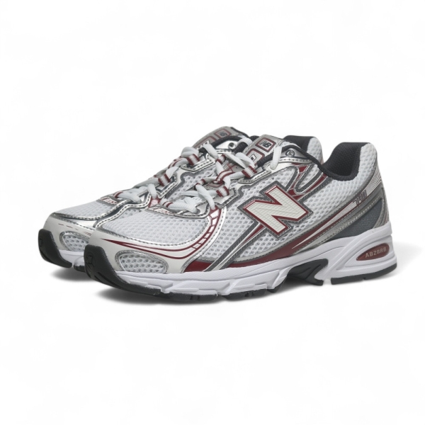 NEW BALANCE 慢跑鞋 NB 740 暗紅白銀 復古 情侶鞋 男女 U740RD2 | 慢跑鞋 | Yahoo購物中心