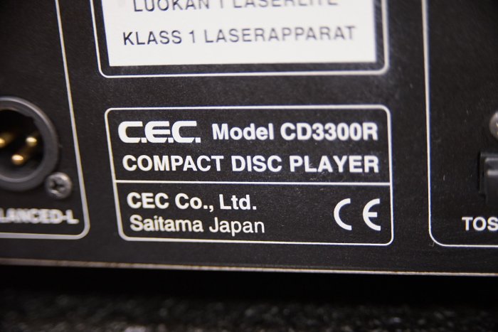 [ 一元音響 ] 傲視同級! 日本製 CEC CD3300R 高階CD播放機 附遙控器 一元起標 | Yahoo拍賣