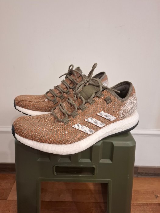 一元起標 陳董嚴選 Adidas PureBoost Raw Khaki 僅穿過一次 尺碼 US 9 | Yahoo拍賣