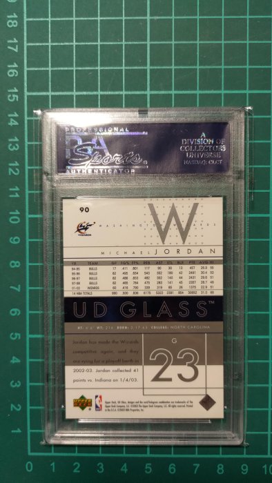 (十元起標) PSA 10 鑑定 2002-03 Upper Deck U.D. Glass 巫師時期 MICHAEL JORDAN #90 | Yahoo拍賣