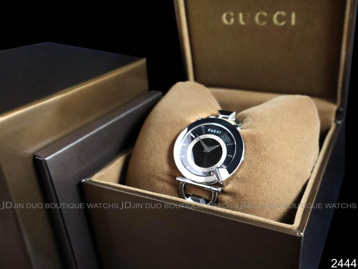 金鐸精品~2444 GUCCI 古馳 YA122509 Chiodo系列35mm馬蹄錶帶石英女用腕錶 已收訂 | Yahoo拍賣