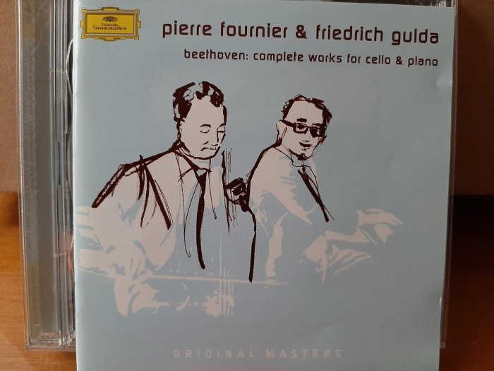 Fournier,Gulda,Beethoven-Cello Sonatas,傅尼葉大提琴，顧爾達鋼琴，演繹貝多芬-大提琴奏鳴曲，2CD ...