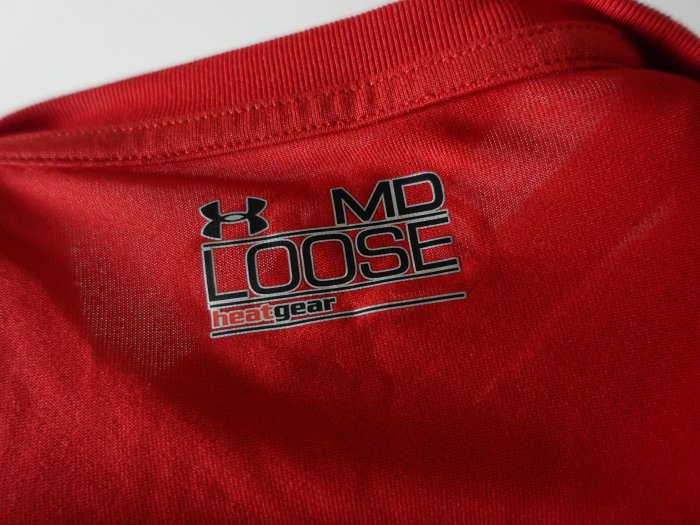 CA 美國運動品牌 UNDER ARMOUR 紅色 休閒運動短t M號 一元起標無底價C383 | Yahoo拍賣