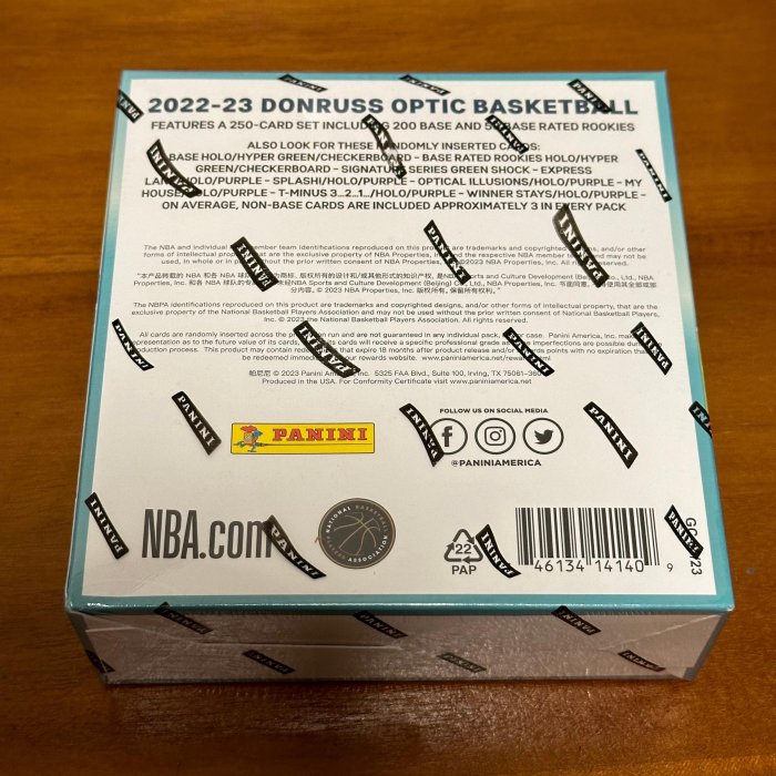 2022-23 Donruss Optic Mega Box 全新未拆盒卡一盒 [1] 有 Paolo Banchero Jalen Williams RC | Yahoo拍賣